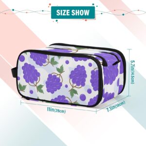 Yuiboo Large Capacity Travel Cosmetic Bag - Toiletry Bags for Women, with Makeup Brush Slots, Portable and Lightweight Design, Durable and Easy to Clean - Perfect for Travel and Daily Use.