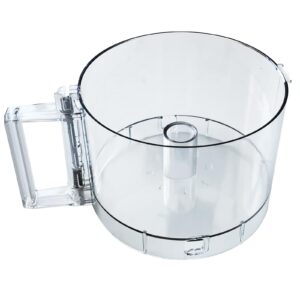 7-cup food processor work bowl compatible with cuisinart dlc-10 series,fp-631agtx-1,note:this bowl features 2 tabs on the top rim of the workbowl