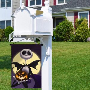 Vohado The Nightmare Before Christmas Garden Flag Jack Skellington Halloween Decoration Pumpkin Double Sized Yard Sign Outdoor Decor