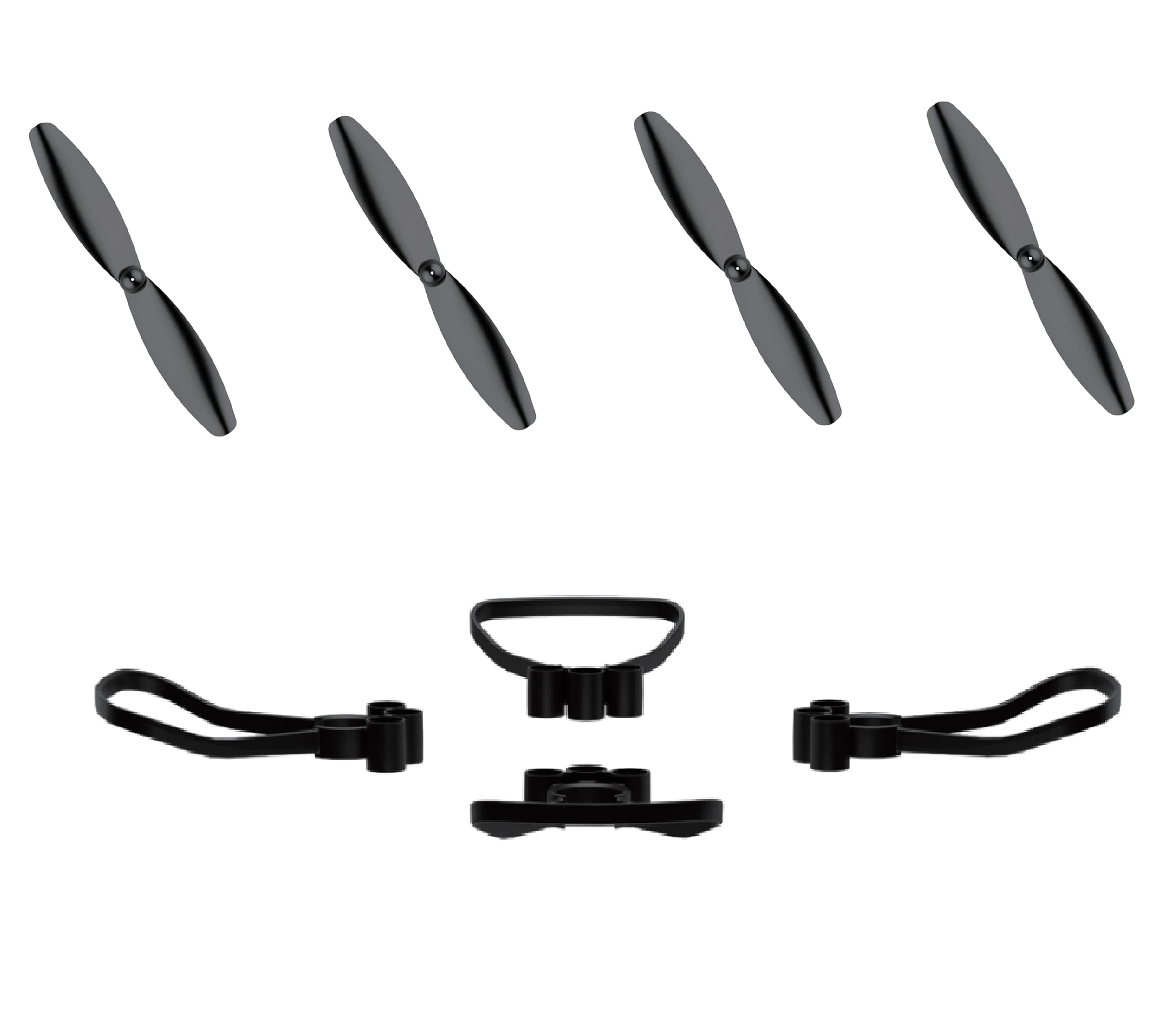 RAOED Set of Extra Propellers and Protection Ring for DIY Building Blocks Drone