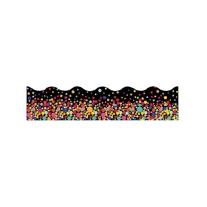 Bulletin Board Borders Decorate Bulletin Boards 65 Feet for Classroom Doors White Board Lockers, Black