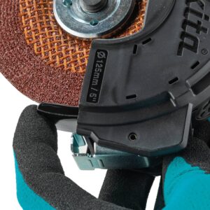 Makita GA5093 5" SJS™II High-Power Angle Grinder, Paddle Switch, w/Brake