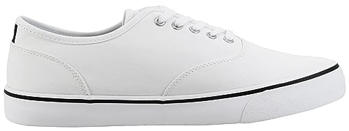 Lugz Men's Lear Shoes, White/Black, 10 M