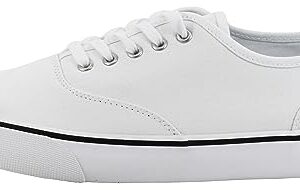 Lugz Men's Lear Shoes, White/Black, 10 M