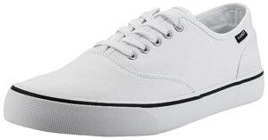 lugz men's lear shoes, white/black, 10 m