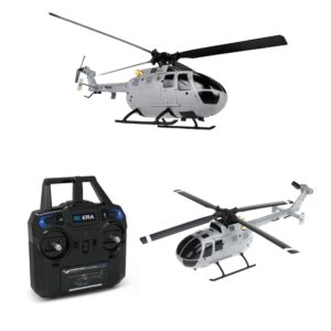 remote control helicopter,4ch rc helicopter rtf with aileronless design and 6-axis gyro, modularized battery, one-key takeoff/landing, altitude hold, for adults gift