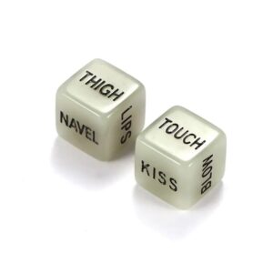 glow in the dark couples dice - the original adult dice game - perfect for date night, travel, parties, and game night