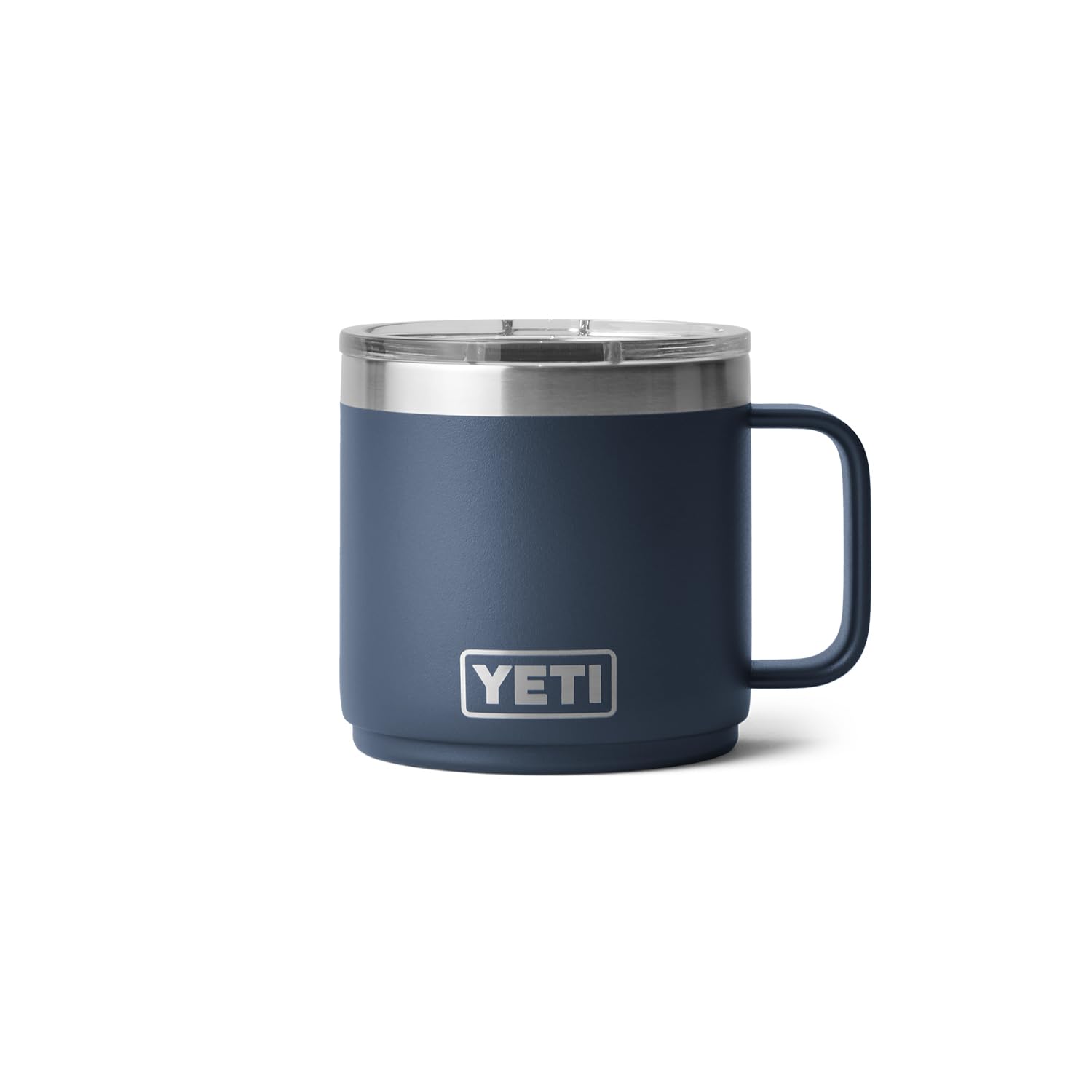 YETI Rambler 14 oz Stackable Mug, Vacuum Insulated, Stainless Steel with MagSlider Lid, Navy