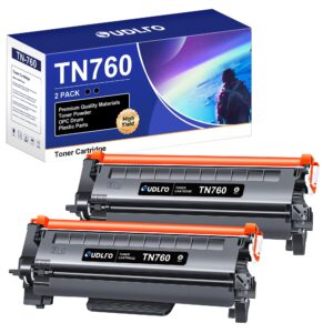 tn760 tn-760 compatible with brother tn760 tn730 toner tn-730/tn-760 to use with mfc-l2750dw hl-l2370dw mfc-l2710dw hl-l2350dw dcp-l2550dw hl-l2390dw printer (2 black, high yield)