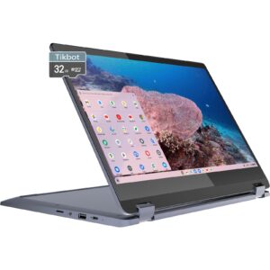 lenovo flex3 chromebook touchscreen school students - 15.6inch fhd ips, intel pentium silver n6000, usb-c, wi-fi 6, sd card reader, chrome os (8gb ram | 64gb emmc+32gb sd card), abyss blue