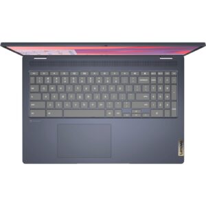 Lenovo Flex3 Chromebook Touchscreen School Students - 15.6inch FHD IPS, Intel Pentium Silver N6000, USB-C, Wi-Fi 6, SD Card Reader, Chrome OS (8GB RAM | 64GB eMMC+32GB SD Card), Abyss Blue