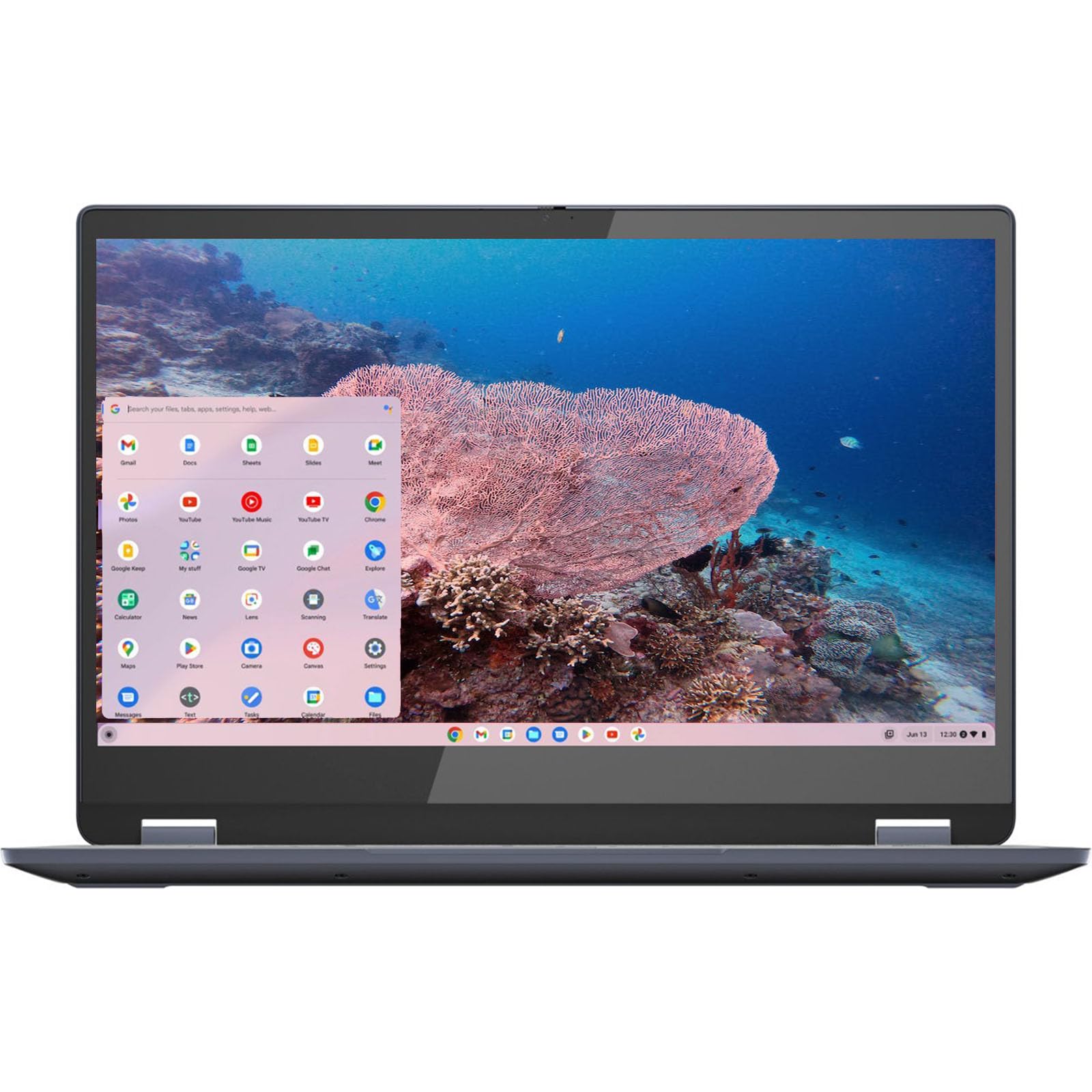 Lenovo Flex3 Chromebook Touchscreen School Students - 15.6inch FHD IPS, Intel Pentium Silver N6000, USB-C, Wi-Fi 6, SD Card Reader, Chrome OS (8GB RAM | 64GB eMMC+32GB SD Card), Abyss Blue