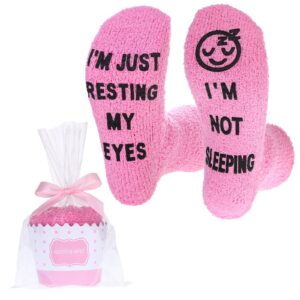 zxgxlaw birthday gifts for dad,men husband grandpa women idea fathers day christmas im not sleeping funny socks