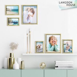 Langdon House Picture Frame Glass Replacements (Crystal Clear, 11x14, 3 Pack) High-Definition, Heat-Strengthened, Semi-Tempered Glass Sheet