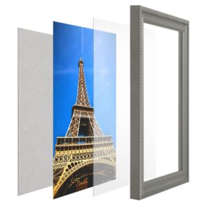 Langdon House Picture Frame Glass Replacements (Crystal Clear, 11x14, 3 Pack) High-Definition, Heat-Strengthened, Semi-Tempered Glass Sheet