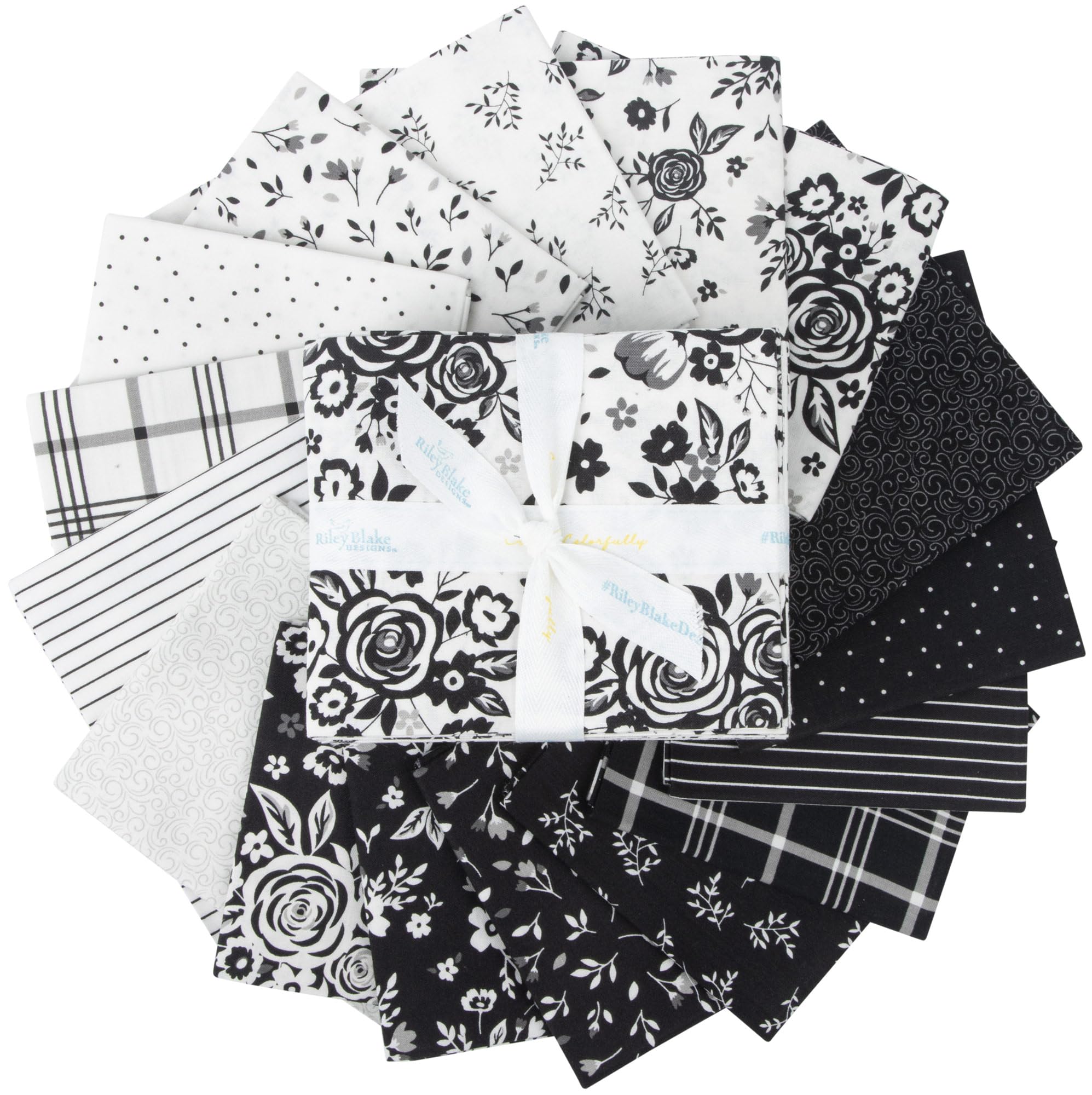 Dani Mogstad Black Tie 16 Fat Quarters Riley Blake Designs FQ-13750-16