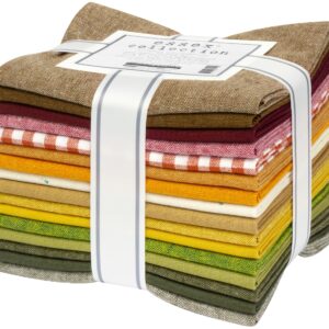 Essex Autumn 16 Fat Quarters Robert Kaufman Fabrics FQ-2083-16