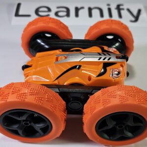 Double Sided 4WD 2.4 Ghz Remote Control RC Stunt Car Orange