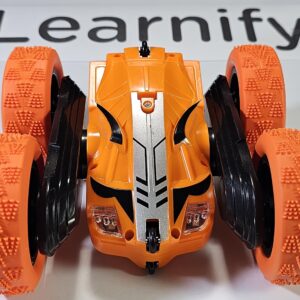 Double Sided 4WD 2.4 Ghz Remote Control RC Stunt Car Orange