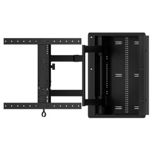 sanus recessed tv wall mount for 42"-85" screens - premium full motion tv mount tilts, swivels & extends for optimal views - easy install & low profile design - viwlf128-b2