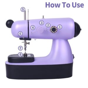 Yajuhoy Handheld-Mini-Sewing-Machine - Portable Small Sewing Machines for Beginners