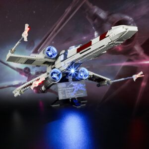 vaodest led light for lego 75355 star wars x-wing starfighter set,design and configuration compatible with model 75355(led light only, not building block kit)