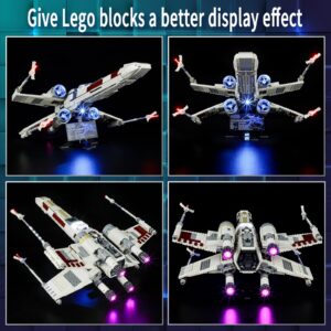 Vaodest LED Light for Lego 75355 Star Wars X-Wing Starfighter Set,Design and Configuration Compatible with Model 75355(LED Light Only, Not Building Block Kit)