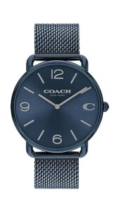 coach elliot men's watch | contemporary minimalism with distinctive artistry | a true classic designed for every occasion | water resistant (model 14602650)