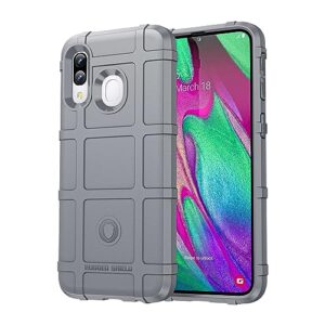 phone case for samsung galaxy a40,refined carbon fiber,anti-fall,anti-fingerprint,360°full protection