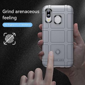 Phone case for Samsung Galaxy A40,Refined Carbon Fiber,Anti-Fall,Anti-Fingerprint,360°Full Protection