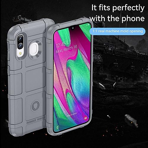 Phone case for Samsung Galaxy A40,Refined Carbon Fiber,Anti-Fall,Anti-Fingerprint,360°Full Protection