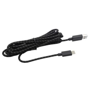 koowod elite controller series 2 charger - oem 9ft nylon braided usb c to usb a charging cord for xbox elite controller series 2, series x s, ps5, switch pro controller (bulk packaging)