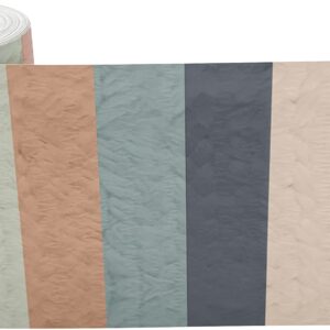 Light Mauve Better Than Paper® Bulletin Board Roll & Everyone is Welcome Stripes Straight Rolled Border Trim (TCR8909)