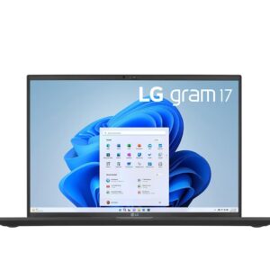 LG Gram 17 2023 Ultra Light Laptop 17" WQXGA IPS 12-Core 13th Intel i7-1360P 16GB RAM 512GB SSD Intel Iris Xe Graphics Thunderbolt 4 Wi-Fi 6E Backlit KB Fingerprint Windows 10 Pro w/ONT 32GB USB