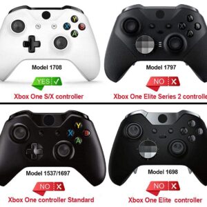 eXtremeRate VICTOR S Remap Kit for Xbox One S/X Controller, 6 Profiles & Black Redesigned Back Shell & Side Rails & 4 Back Buttons for Xbox One S/X Controller - Controller NOT Included