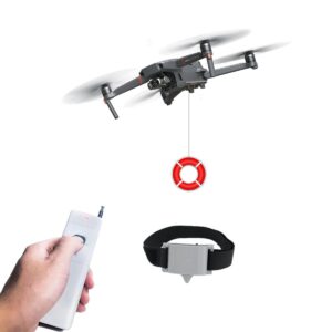 drone airdrop system universally release device payload clip airdropper fish with bait ring thrower for dji mavic mini3/mini2 /air2/air2s/mavic 3/mavic 2 /spark accessories (drone airdrop system)