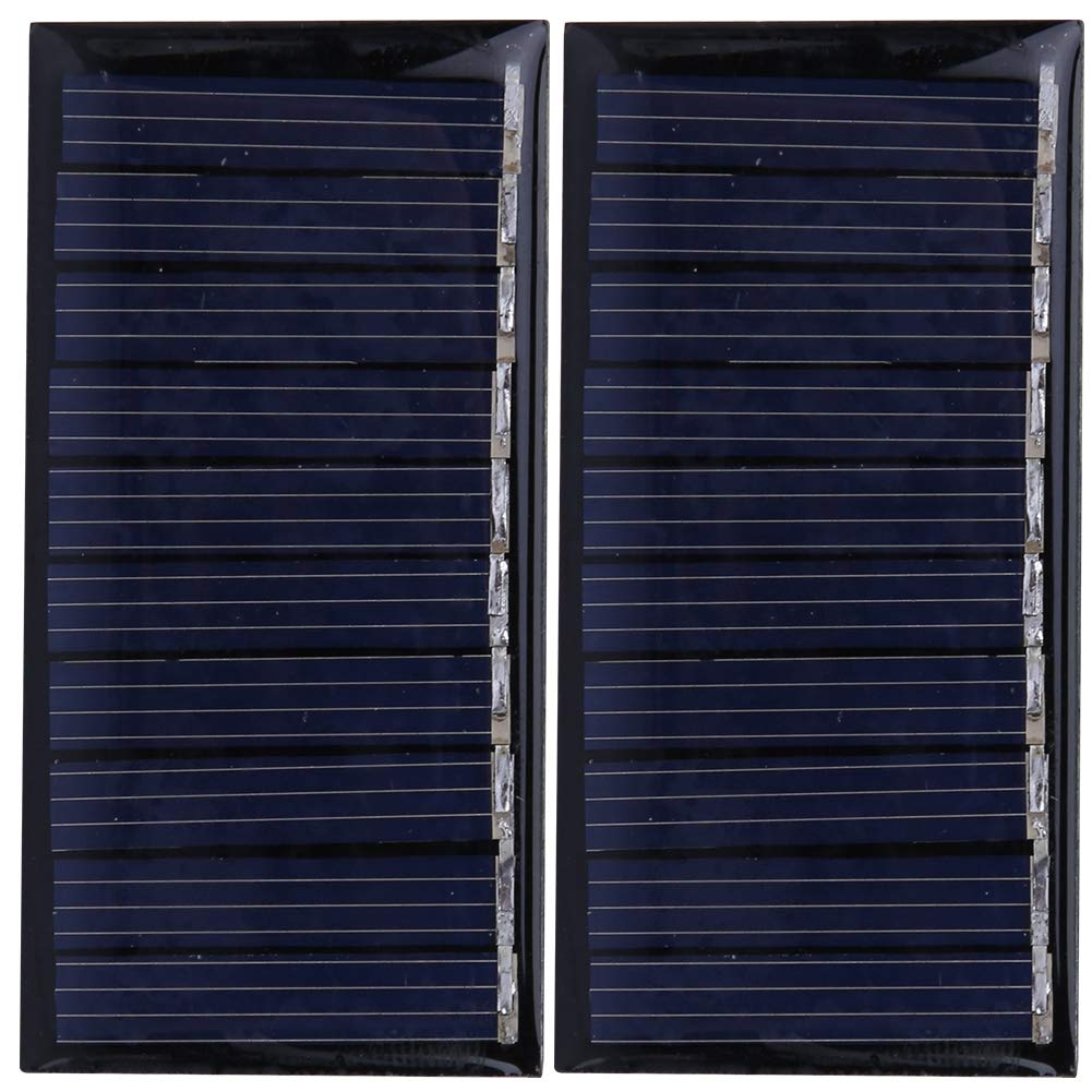 Solar Panels Battery Charger - 50MA 5V Mini Solar Panel Battery Charger Polycrystalline Silicon Outdoor Charging Power Supply