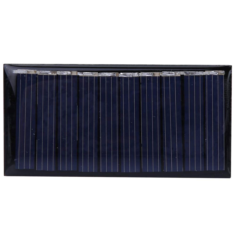 Solar Panels Battery Charger - 50MA 5V Mini Solar Panel Battery Charger Polycrystalline Silicon Outdoor Charging Power Supply