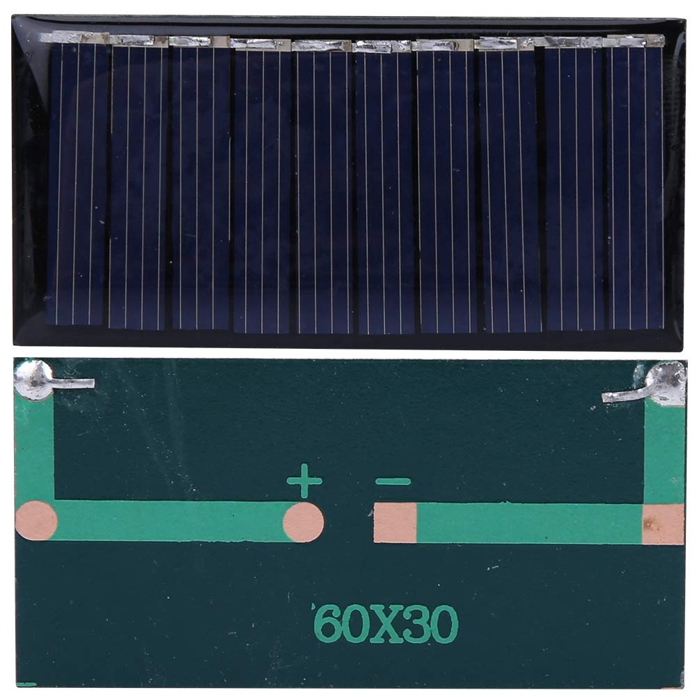 Solar Panels Battery Charger - 50MA 5V Mini Solar Panel Battery Charger Polycrystalline Silicon Outdoor Charging Power Supply