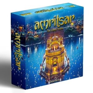 amritsar:the golden temple board game - reconstruct the sacred marvel of india! strategy game for kids and adults, ages 14+, 1-4 players, 60-120 min playtime, made by ludonova