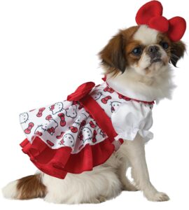 hello kitty classic pet party dress, medium