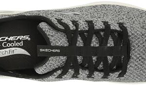 Skechers Men's Arch Fit 2.0 Look Ahead Hands Free Slip-in Sneaker, White/Black, 11