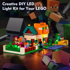 LocoLee LED Light Kit for Lego The Crafting Box 4.0 21249, 2023 Upgraded Creative Lighting Set Accessories Compatible with Lego 21249 Building Set (Lights Only, No Models)