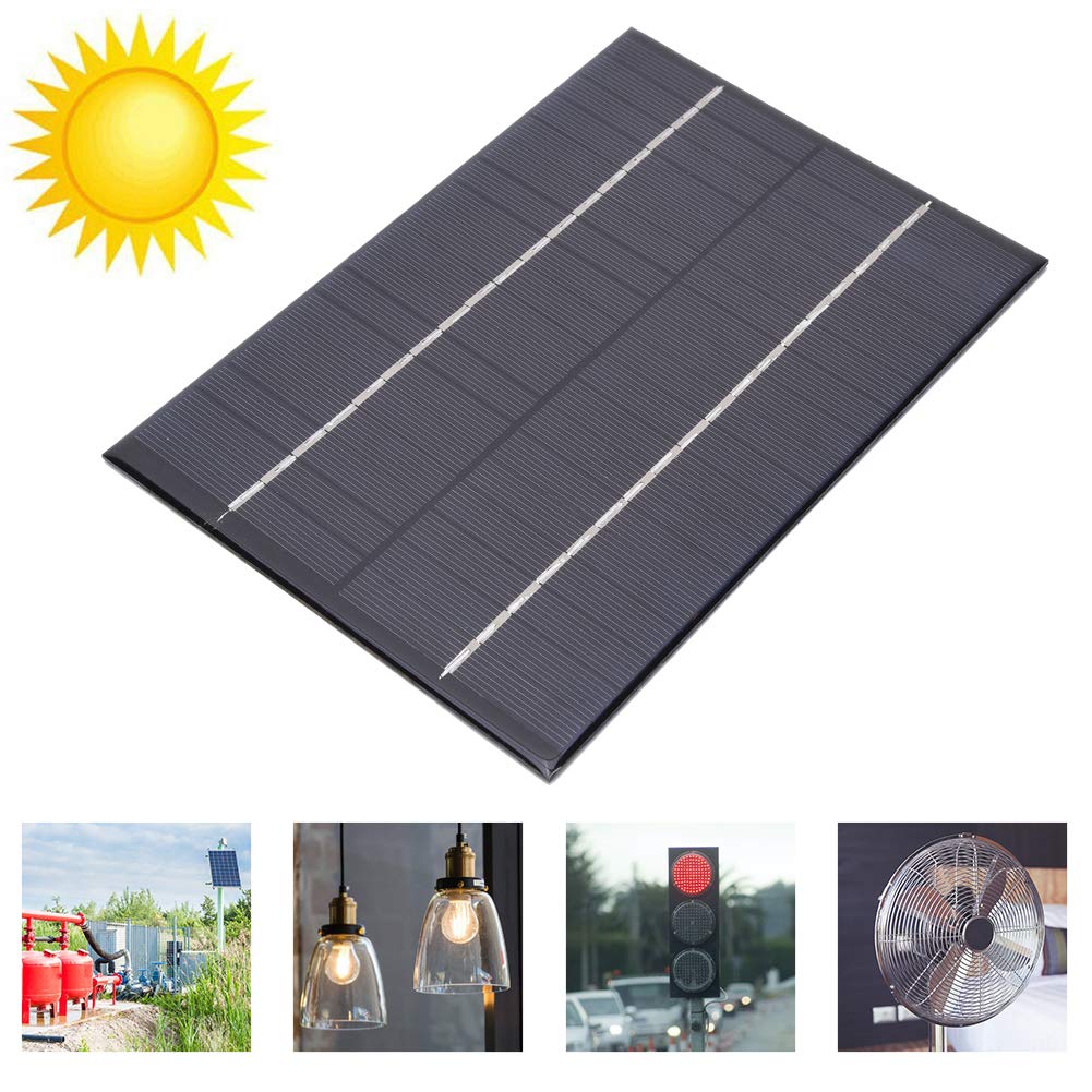 Delaman Solar Panel, Polycrystalline Silicon Solar Panel Charging Power Board High Conversion Rate