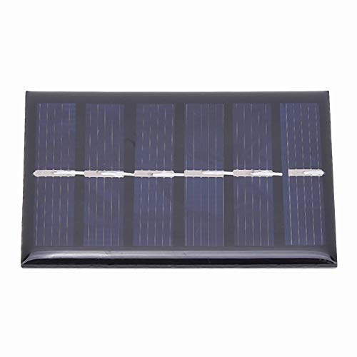 Delaman 3Pcs Solar Panel, 0.3W Polysilicon Solar Panel Charging Power Board Charger for Small Power Appliances