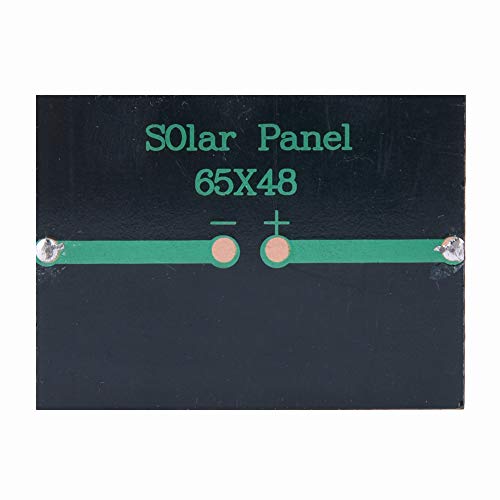 Delaman 3Pcs Solar Panel, 0.3W Polysilicon Solar Panel Charging Power Board Charger for Small Power Appliances