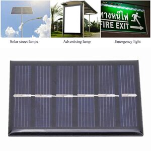 Delaman 3Pcs Solar Panel, 0.3W Polysilicon Solar Panel Charging Power Board Charger for Small Power Appliances