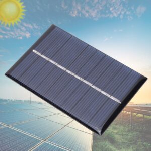 Delaman 2Pcs Solar Panel, Polysilicon Solar Panel Charging Power Board Charger for Small Power Appliances