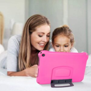 2023 New 10in Tablet Case for Kids(2021/2023 Release 11/13th Generation),OQDDQO ipad Light Weight Anti Slip Shockproof Kids Friendly Case for 10 inch Table (Pink)