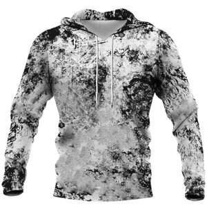 XIAXOGOOL Men's Fashion Hoodies & Sweatshirts Crewneck Sweatshirt Tie Dye Hoodies For Men Novelty Hood Pullover Plus Size Printed Sweatshirts With Pocket Mens Hoodies Pullover Black 4X